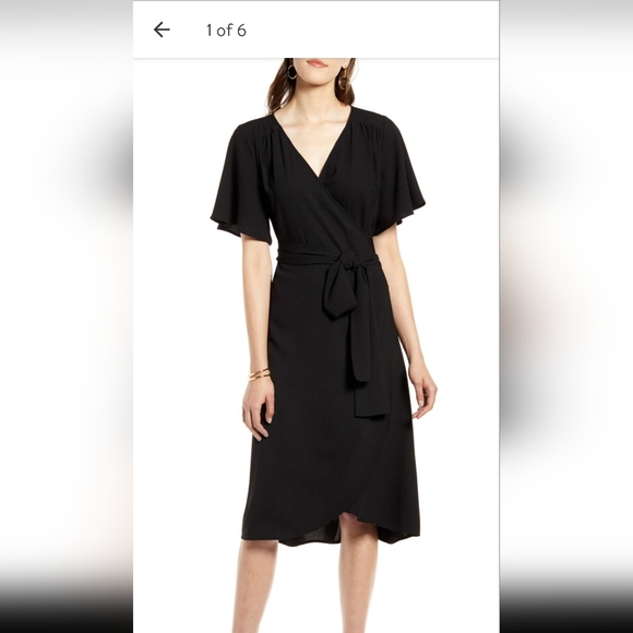 Halogen | Dresses | Halogen Wrap Dress Coral | Poshmark